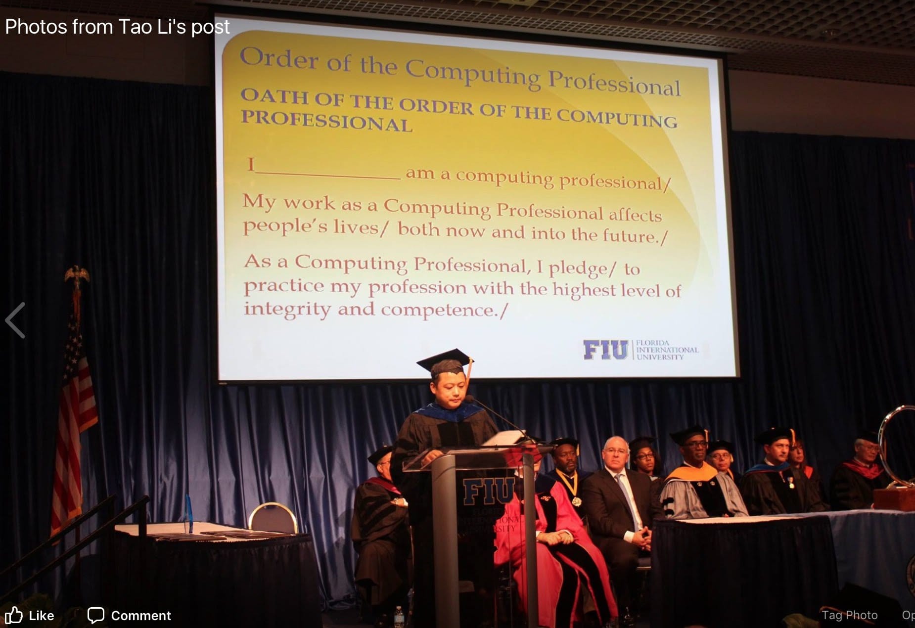 Tribute to Dr. Tao Li, Eminent Scholar Chair Professor and Graduate ...