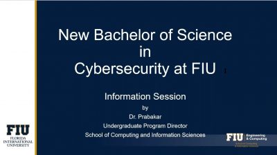 Cybersecurity Awareness Month Bachelor's In Cybersecurity Info Session ...